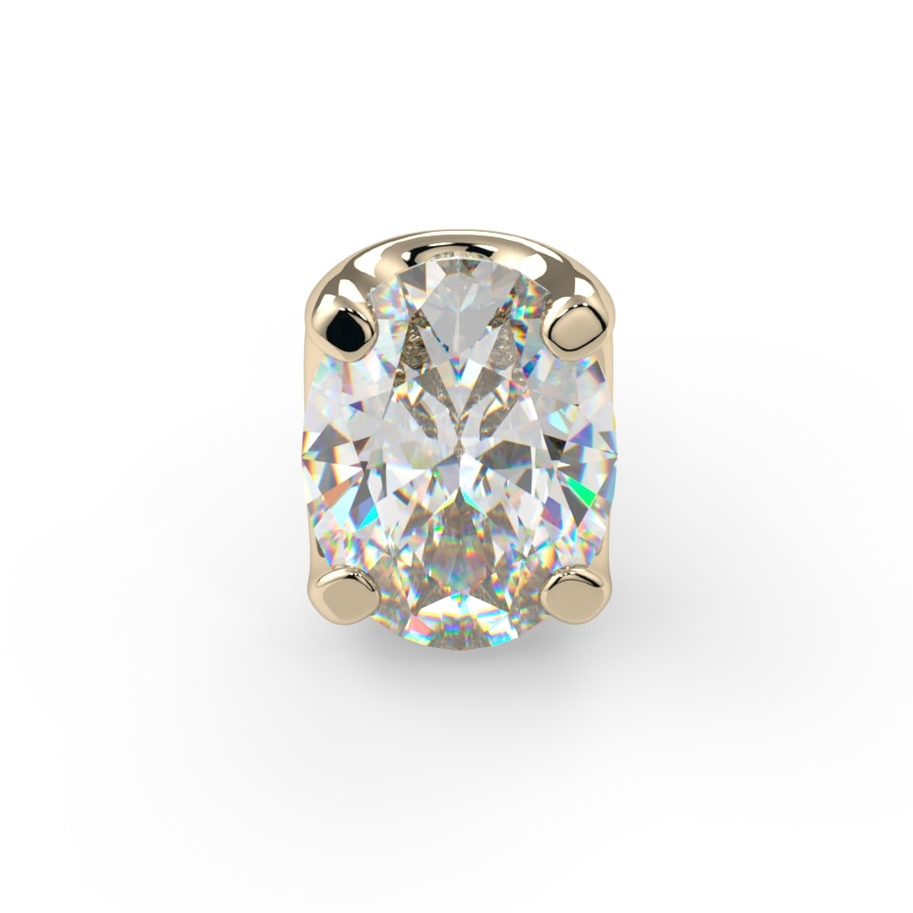 Low-Profile Oval Prong End