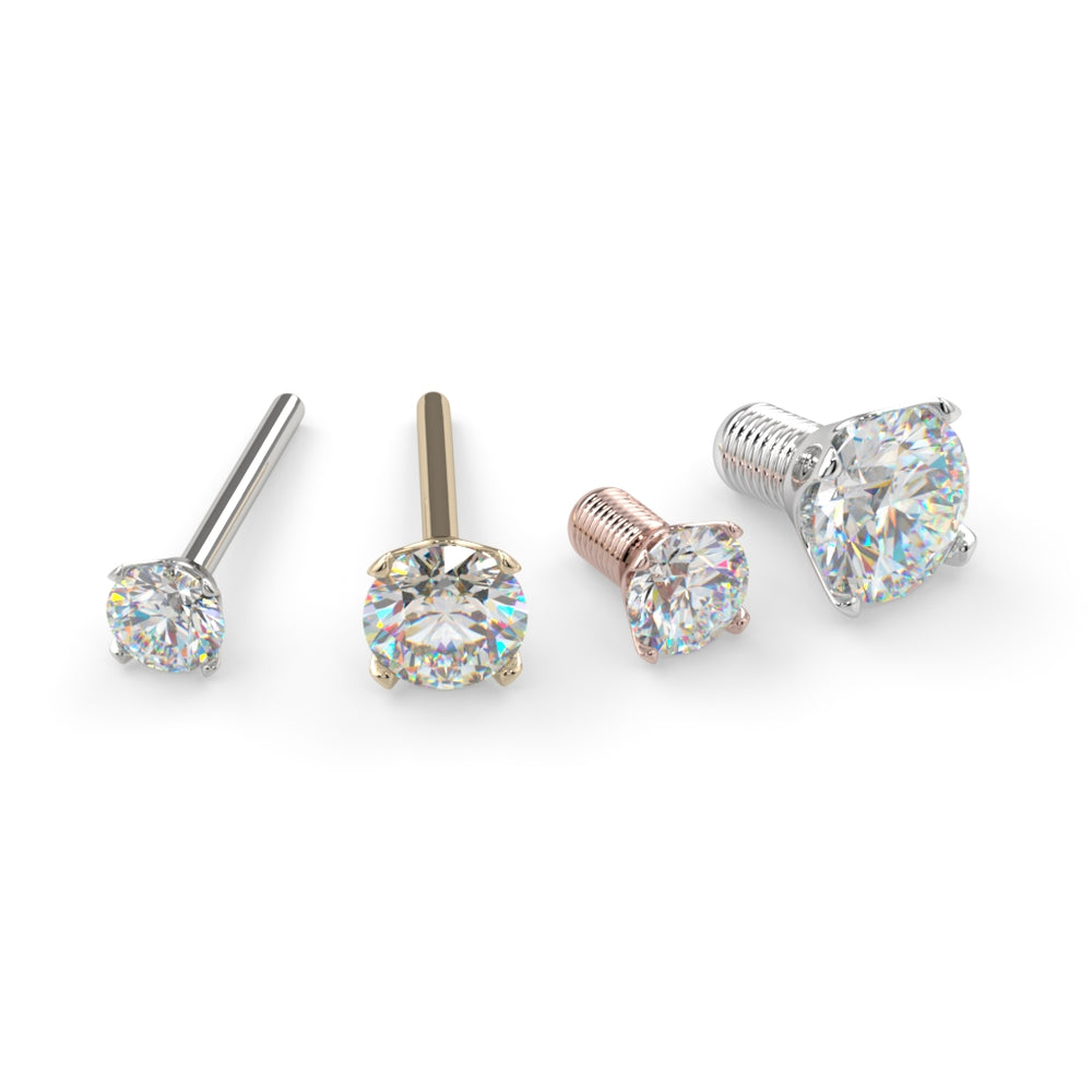 Low-Profile Prong-Set End